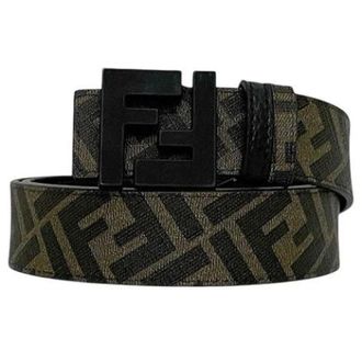 Fendi unisex, Pre-owned, Noir, Taille: ONE Size Pre-owned Plastique ceintures