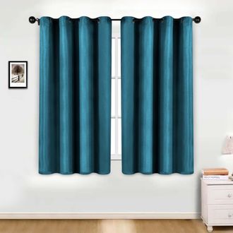 Superior Jaxon Halbverdunkelungsvorh&auml;nge, modern, strukturiert, 132 x 160 cm, mit &Ouml;sen, Sonnenschutz und Raumverdunkelung, Vorh&auml;nge f&uuml;r Schlafzimmer, Wohnzimme