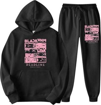 Generic Ensemble Sweats &agrave; Capuche 2 pi&egrave;ces Merch Tshirt Sweat-Shirt de Soutien r&eacute;tro Graphique World Tour t Shirt Pantalon pour Les Fans Adolescentes B15 S