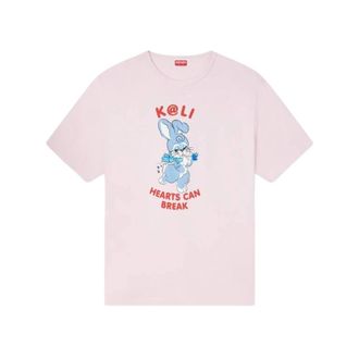 Kenzo Cartoon T-shirt - - Tops - Herren - Rosa - L