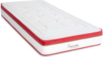 Maison Aubertin Maison Aubertin - Matelas Supr&ecirc;me mousse Haute densit&eacute; Accueil m&eacute;moire de forme 24 cm - 90 x190 cm