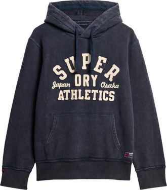 Superdry Herren Vintage Athletic Hoodie Finster Marineblau XXXL