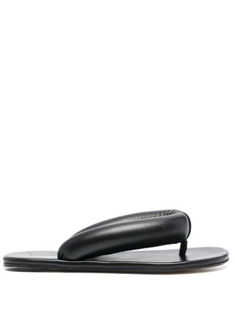 Staud Gepolsterte Flip-Flops - Schwarz