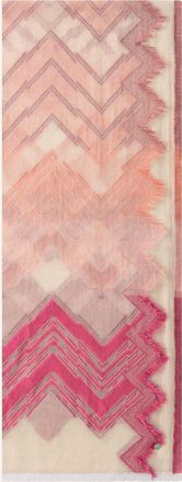 Codello Jacquard-Schal weiss