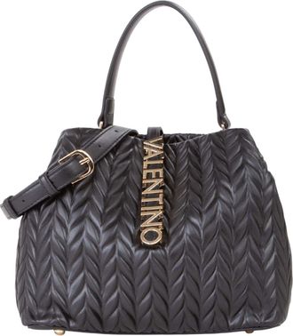 Valentino Schultertasche Umh&auml;ngetasche Secchiello Shoulderbag Nero schwarz