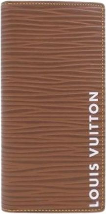 Louis Vuitton Portefeuille long (bi-pli) Pre-owned - Femme - Pre-owned - Brun - Taille: ONE Size