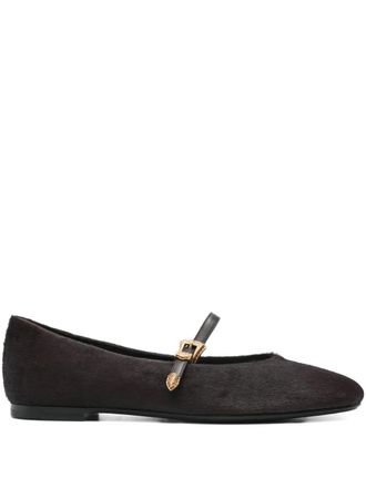 Roberto Festa Milano ballerines à détail de boucle - Marron