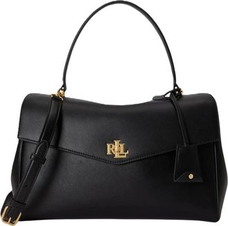 Ralph Lauren Sac &agrave; main Farrah Soft - Moyen - Femme - Sacs - Noir - Taille: ONE Size