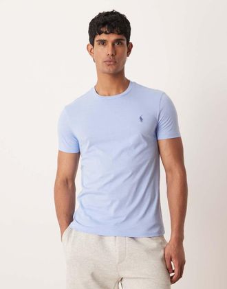 Polo Ralph Lauren T-shirt avec logo embl&eacute;matique - Bleu clair