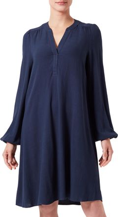 Selected Slfviva Ls Short V-Neck Dress Noos