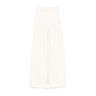 Max Mara Wei&szlig;e Seiden- & Nylonhose - - Trousers - Damen - Wei&szlig; - S