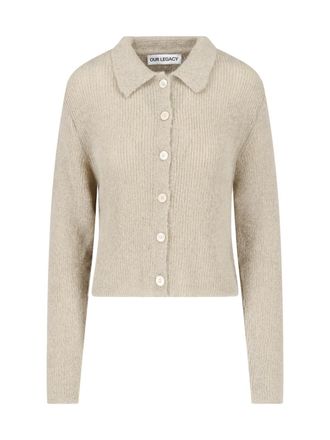 Our Legacy Cardigan Soft Sage Fuzzy
