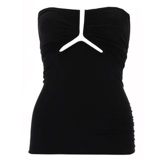 Rick Owens Alannah Prong Bustier - - Tops - Damen - Schwarzk - S