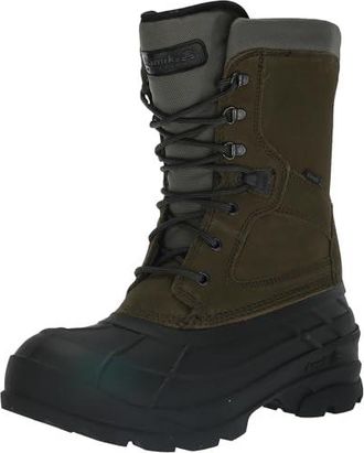 kamik Bottes de neige Nationplus pour homme, Dark Olive Dol, 41 EU