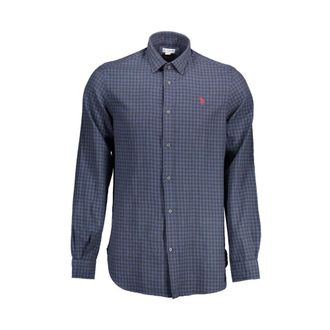 U.S.Polo Association Langarmhemd - - Shirts - Herren - Blau - 2XL