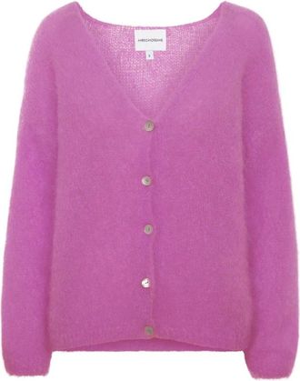 Americandreams Americandreams, Femme, Pulls, Violet, Taille: 44 FR Cornelia LS Cardigan