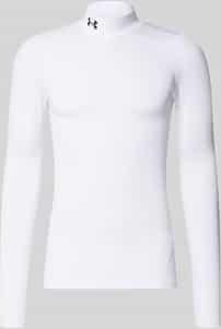 Under Armour Slim Fit Sport-Langarmshirt mit Logo-Stitching