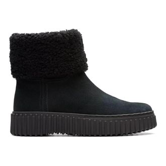 Clarks Schwarzer Damen Kn&ouml;chelstiefel - Torhill Turn - - Shoes - Damen - Schwarzk - 37 1/2 EU