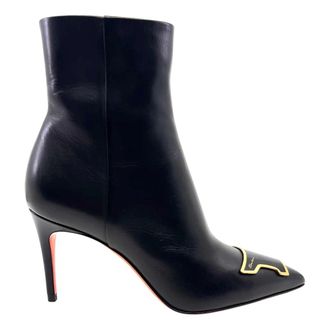 Santoni Damen, Schuhe, Schwarzk, 37 1/2 EUGr&ouml;&szlig;e