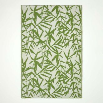 Homescapes Homescapes - Tapis ext&eacute;rieur terrasse r&eacute;versible Tapis de jardin Zena Vert 180x270 cm