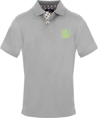 Aquascutum Poloshirt f&uuml;r Herren, Baumwolle (Grau)