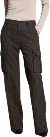 Mason's Femme, Pantalons, Gris, Taille: 36 FR Victoria Wide Pantalons