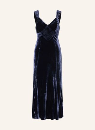 AllSaints Allsaints Samtkleid Berletta blau