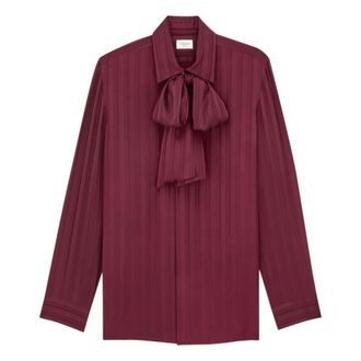 Saint Laurent Damen, Blusen & Hemden, Rot, SGr&ouml;&szlig;e