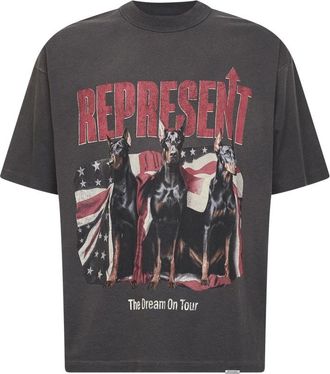 Represent Represent, Homme, Tops, Gris, Taille: 2XL T-shirt Graphique Oversize