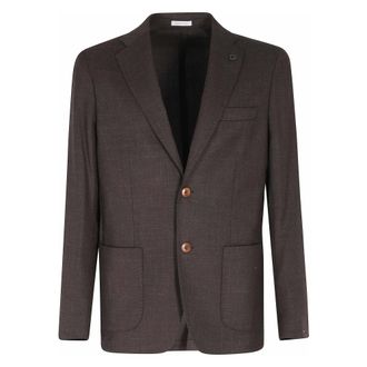 Breras Milano Breras, Homme, Vestes, Brun, Taille: 2XL Cotton Resca Jacket