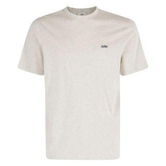 Autry Embroidered Logo Tee - - Tops - Herren - Grau - S