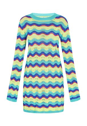 Izia Kleid Frauen aqua mehrfarbig