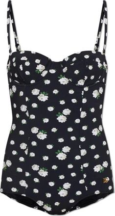 Dolce & Gabbana Femme, Maillots de bain, Noir, Taille: 44 FR Maillot de bain une pi&egrave;ce