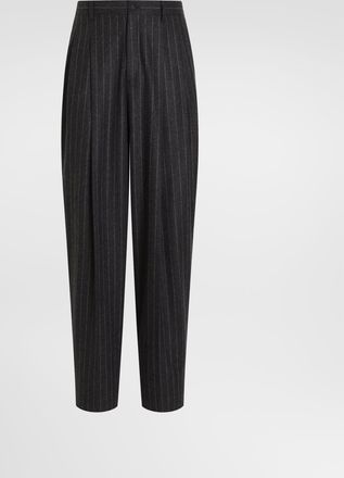 Dolce & Gabbana Hose Aus Flanell In Nadelstreifen-optik - Mann Hosen Und Shorts Mehrfarbig 52