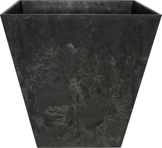 ArtStone TrendLine Blumentopf Ella schwarz 35 x 35 cm Pflanztopf mit Drainage Pflanzk&uuml;bel
