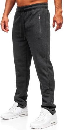 BOLF Homme Pantalons de Sport de Survetement dentrainement de Football de Fitness de Athletique Joggeur de Course Slim Fit Street Style JX6279 Graphite M [