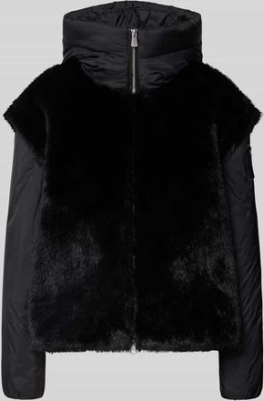 Blauer Regular Fit Jacke aus Kunstfell Modell JUNIPER