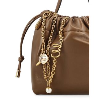 Chlo&eacute; Nappa Lambskin Mini Shoulder Bag - Brown