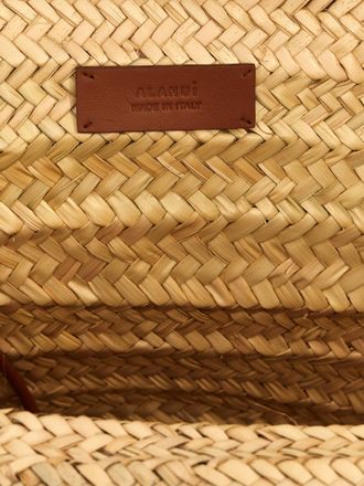 Alanui Woven Straw Tote Bag - Tan