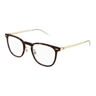 Montblanc Eckige Optische Fassung - - Accessories - Herren - Braun - 51 MM