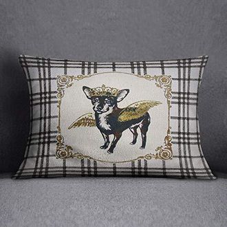 Bonamaison Le Jardin du Lin Kissenhüllen, Cotton, Mehrfarbig, 45x45