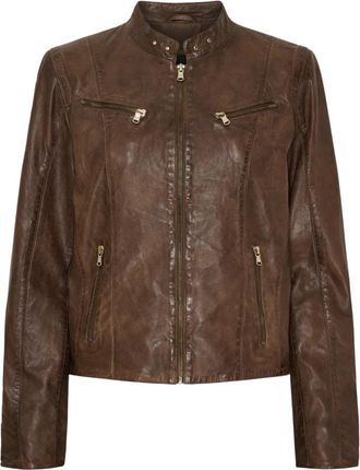 BTF-CPH Klassische Bikerjacke - - Jackets - Damen - Braun - S