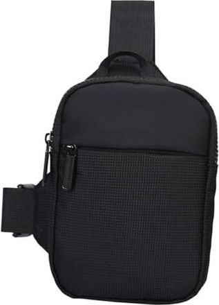 Hemoton Sacoche Poitrine Homme R&eacute;glable R&eacute;sistant Sac Banane Portable Multifonction pour Voyage et Usage Quotidien