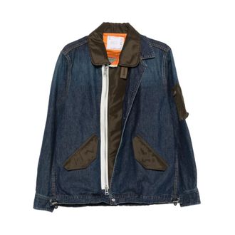 sacai Herren, Jacken, Blau, MGr&ouml;&szlig;e