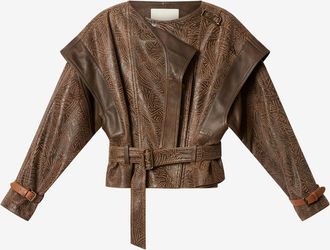 Isabel Marant Veste Erine - Femme - Chocolat - Taille 34 - Isabel Marant