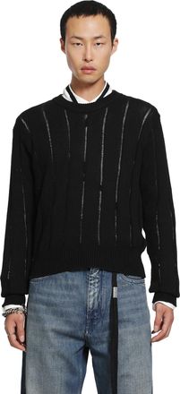 Ann Demeulemeester Rikki Brushed Rib Crewneck Sweater