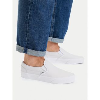 Vans Sneakers aus Stoff Vans Classic Slip-On VN000EACBPC1 Wei&szlig;