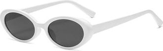 Generic Lunettes De Soleil Dext&eacute;rieur &Agrave; Petite Monture For Hommes, For Vacances, Conduite, Sport(White)