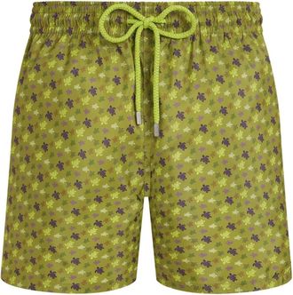 Vilebrequin Homme, Maillots de bain, Jaune, Taille: 3XL Micro Ronde des Tortues Swim Shorts