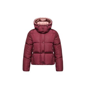 Moncler Moncler Doudoune &Agrave; Capuche Castlenew, Femme, Rouge, Taille: 00